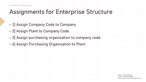 Sap Enterprise Structure By Aman Saksenapdf