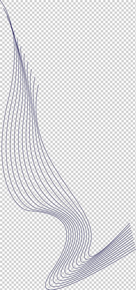 Línea curva software suave línea ondulada ángulo blanco monocromo