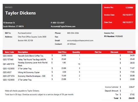 Purchase Order Vs Invoice PurchaseControl Software