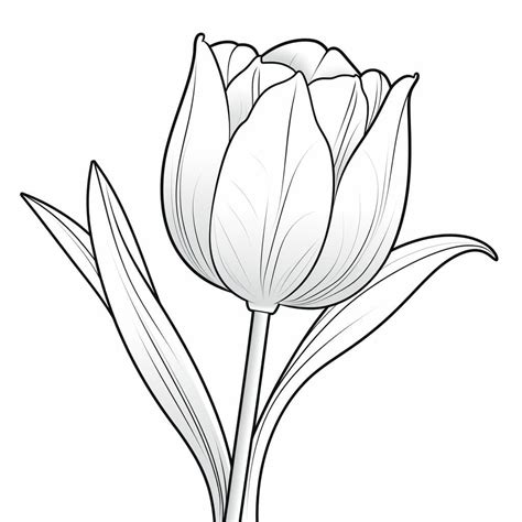 Tulpe Ausmalbilder Zum Ausdrucken 100 Kostenlos