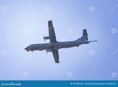 Kizilelma Turkish Unmanned Fighter Jet During Flight At Teknofest 2023