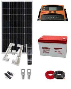 Kit Placa Solar Camper 200W con batería Fidcus Iluminación Decorativa