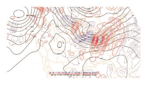 As In Figure 4a Except 12 H Forecast Valid At 0000 Utc 12 January