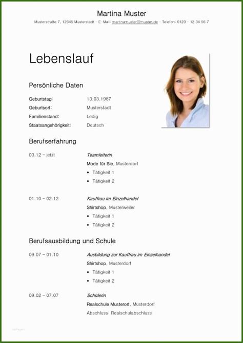 027 Lebenslauf Vorlage Kostenlos Word Tabellarischer Lebenslauf Vorlage