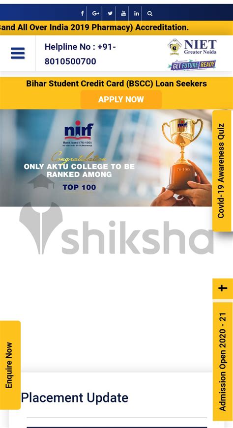 Niet Noida Admission 2023 Courses Last Dates Application And Eligibility