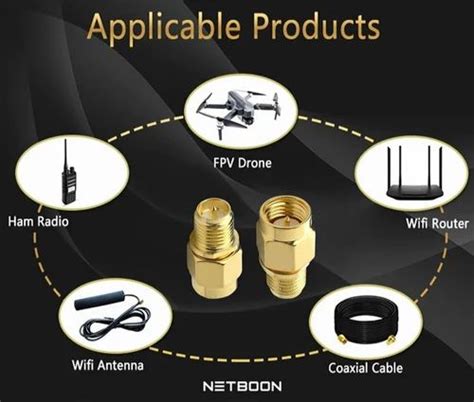 RF Coaxial Adapter SMA Male To RP SMA Female Convertor For Broadcasts Radio Scanners At