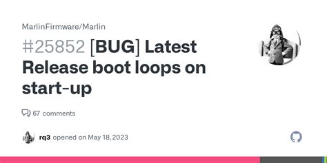 Bug Latest Release Boot Loops On Start Up · Issue 25852