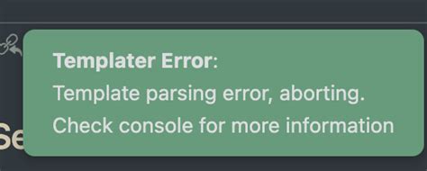 Having Trouble With Templater Templates Not Being Recognized Help Obsidian Forum