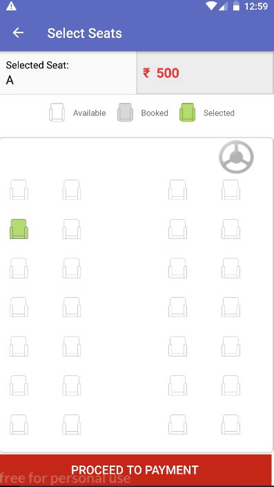 Java Bus Seat Booking Select And Deselect Issue With Position Stack
