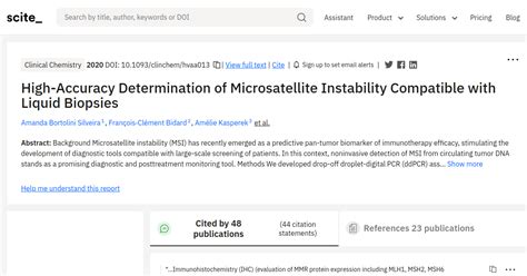 High Accuracy Determination Of Microsatellite Instability Compatible