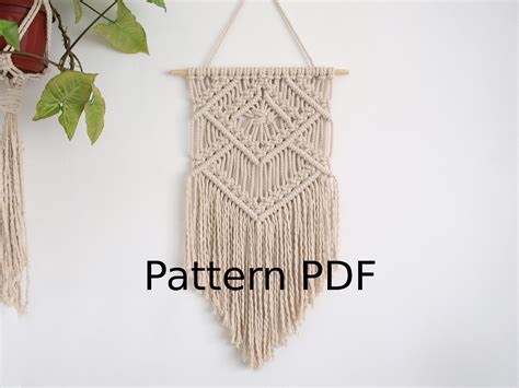 macrame tutorial boho decor diy macrame step by step macrame pdf