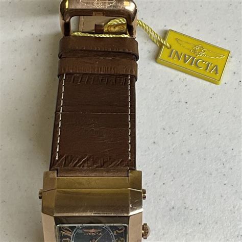 Invicta Automatic Flip Case Watch Model 2412 Working Swiss New With