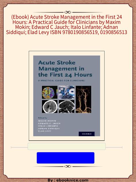 Download Full Ebook Acute Stroke Management In The First 24 Hours A