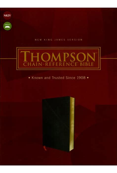 Nkjv Thompson Chain Reference Bible Black Bonded Leather