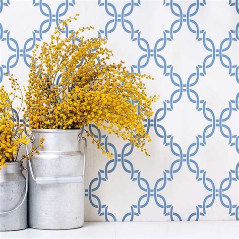 Trellis Wall Stencils Reusable Stencils For Walls Instead Of Wallpaper