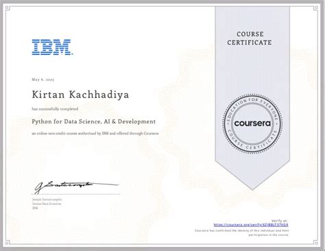 Kirtan Kachhadiya On Linkedin Im Happy To Share That Ive Obtained A New Certification Python