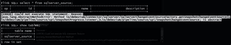 Flink Cdc Sqlserver Error Issue 1928 Apache Flink Cdc GitHub