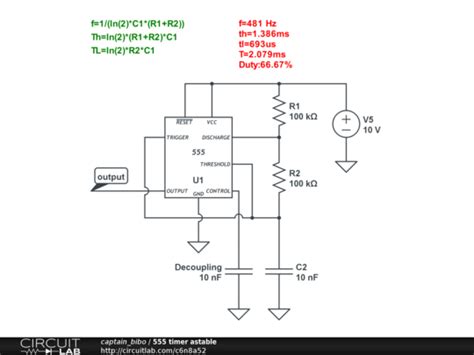 555 Timer Astable CircuitLab