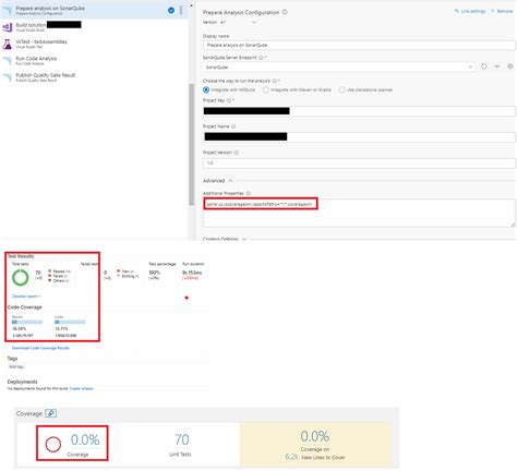 tfs tfs2017 sonarqube code coverage not displayed stack overflow