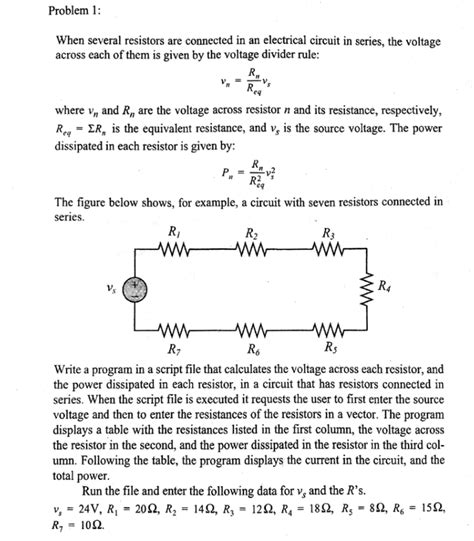 Solved When Several Resistors Are Connected In An Electrical Chegg Com