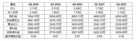 大健云仓q2财报公布：前半年累计净利润541640万美元，三大板块协同增长净收入托比公司