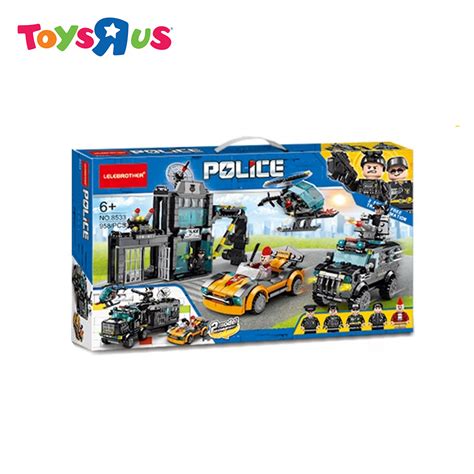 Lele Brother Building Blocks 8533 Police Mobile Special Headquarters