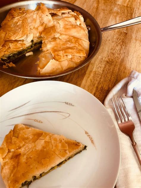 Albanian Spinach Pie Byrek Me Spinaq Recipe