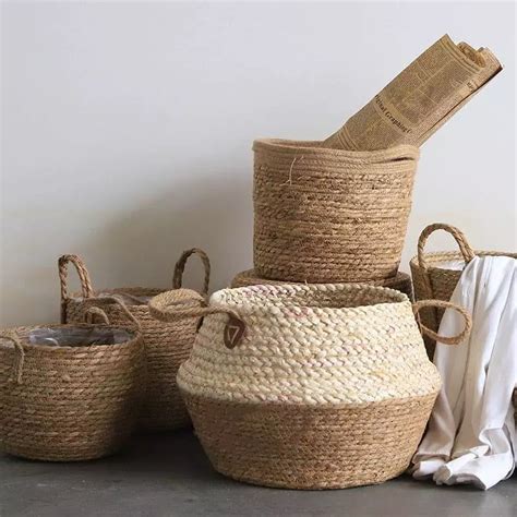 Tall Wicker Plant Pot For Home The Wicker Home®