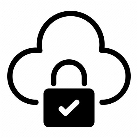 Secure Cloud Icon Download On Iconfinder On Iconfinder