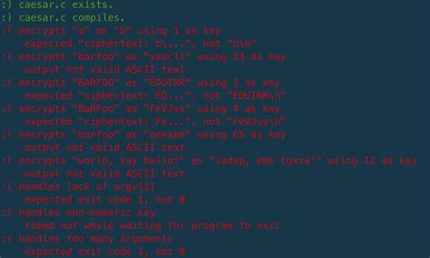 Caesar Cipher C Correct Output But Failed Tests R Cs50