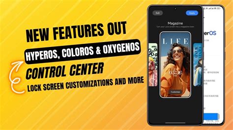 New Control Center Lock Screen Customizations And More HyperOS With