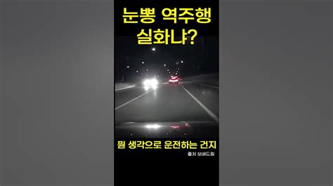 용인서울고속도로 미친 것 같은 역주행 차량 Youtube