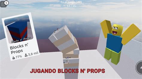 JUGANDO BLOCKS N PROPS Primer Video Roblox YouTube