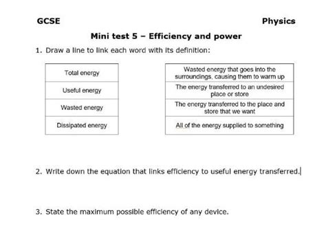 Aqa Gcse Physics Mini Tests Retrieval Practice Interleaving End Aqa Gcse Physics Mini Tests Retrieval Practice Interleaving End
