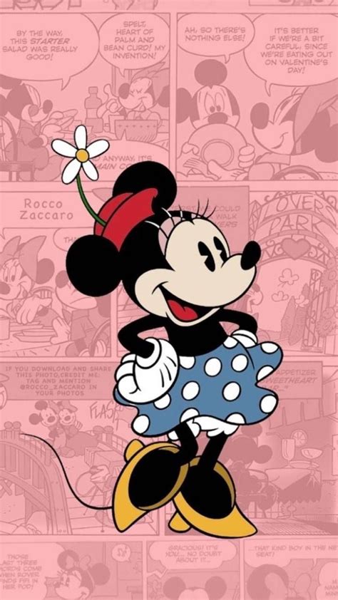 Vintage Minnie Mouse Wallpaper