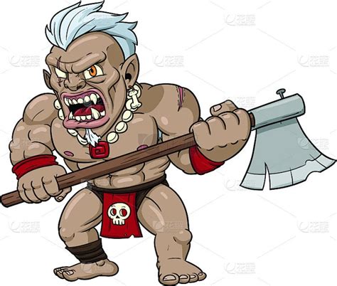 卡通的战士素材 花瓣网