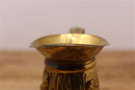 Vintage Elpec Repousse Brass Pitcher Brass Jug Made In England Etsy