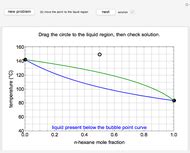 Construct A T X Y Diagram For Vapor Liquid Equilibrium Vle Wolfram Demonstrations Project