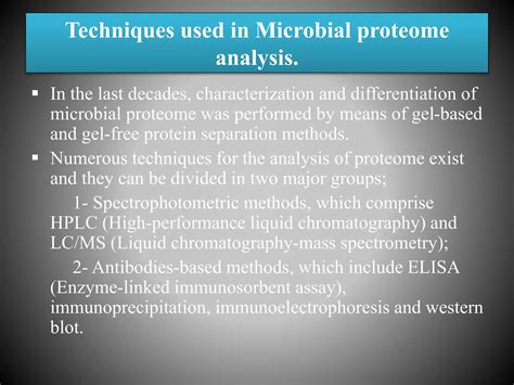 Microbial Proteomics In Biotechnology Pptx