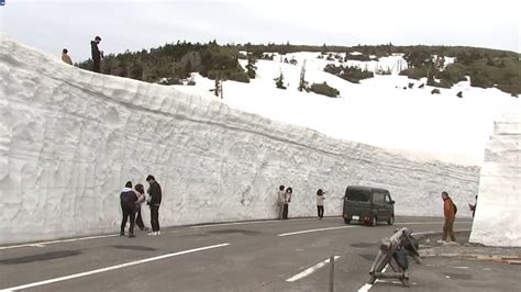 雪解け進むも5m超え 雪の回廊に観光客続々 八幡平アスピーテライン開通 TBS NEWS DIG