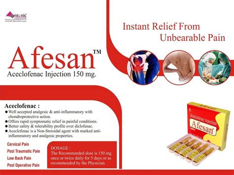 Aceclofenac Injection Zynac Injection Latest Price Manufacturers And Suppliers