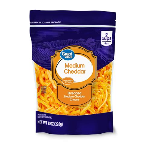 Check Halal Status Of Great Value Medium Cheddar Shredded Cheese