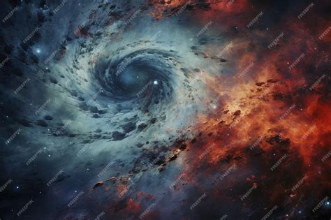 Premium Ai Image Detailed Closeup Of A Pulsating Nebula