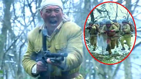 日軍包圍八路，關鍵時候漢姦隊長良心發現，拿起機槍掩護隊友撤離！ Youtube