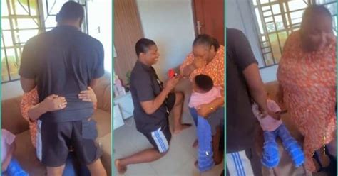 Na Film Una Dey Act Internet Abuzz As Nigerian Man Proposes To His