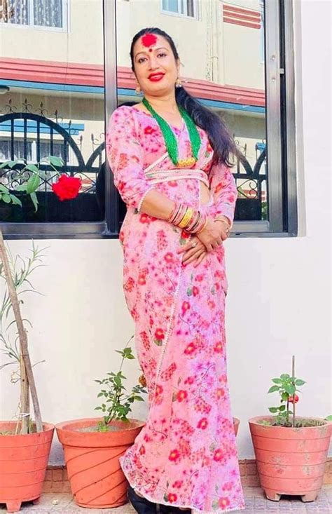 Pin By Mr Dang On Nepali Maal Beautiful Housewife Fashion Women