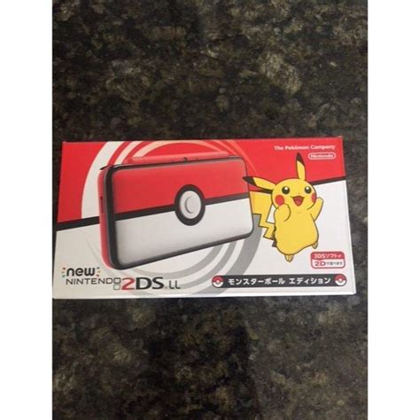 ≪超目玉★12月≫ 【新品 未使用】値下げ 任天堂2ds Ll★モンスターボールエディション