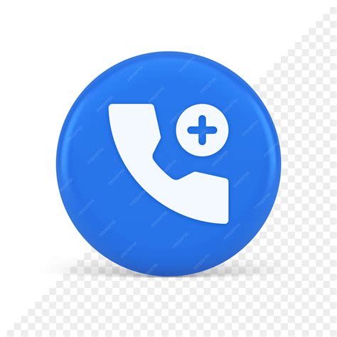 Premium Psd Phone Call Add Contact Communication Button Voice Conversation Web Interface App