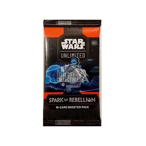 Star Wars Unlimited Spark Of Rebellion Booster Pack Steel City Collectibles