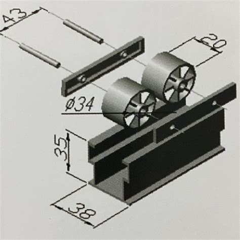 Placon Roller Gp40 Frame Aluminium Pt Anugerah Sumber Abadi